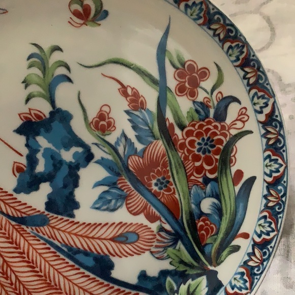Vintage | Accents | Vintage Genin Trudeau Peacock Bird Plate Made In ...